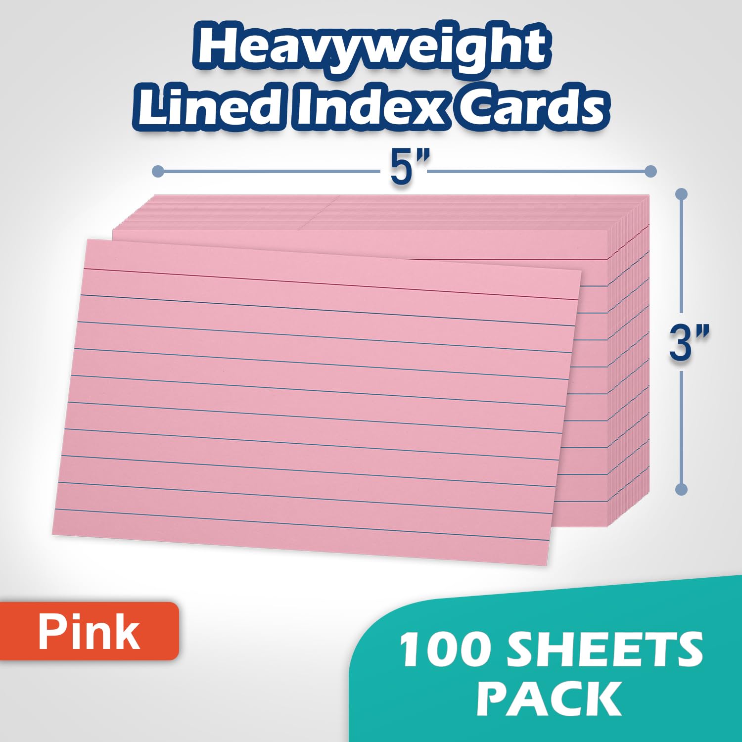 Pink Index Card