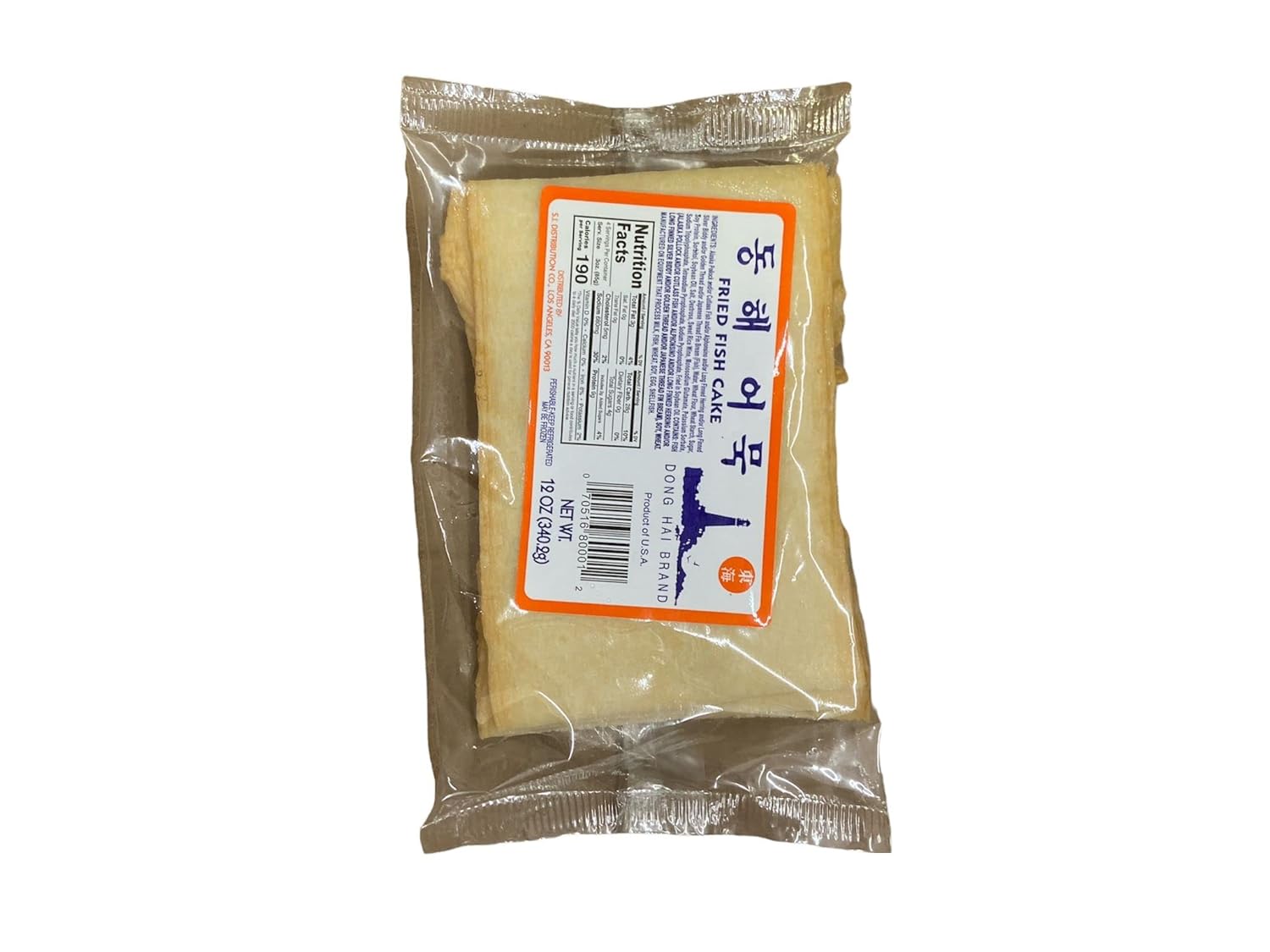 Amazon.com : Dong Hai Brown Fried Fish Cake - 12oz (pack of 1 ...
