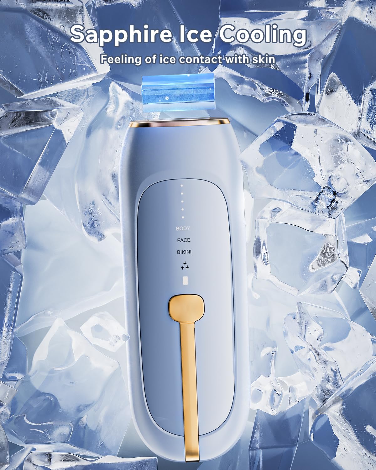 Sistema de enfriamiento de hielo de zafiro para mujeres y hombres ...