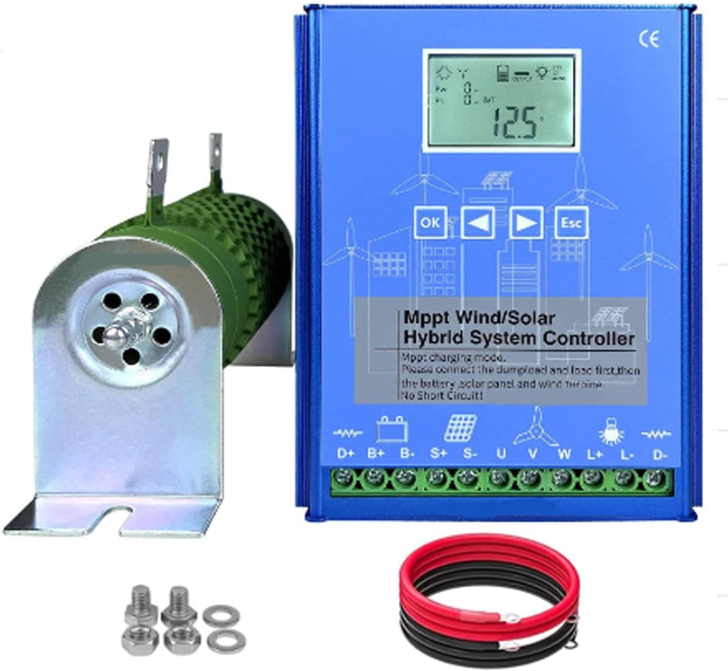 2000W/3000W/5000W/6000W/8000W Wind&Solar Hybrid System MPPT Charge ...