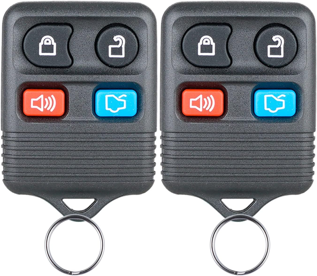 Amazon.com: 2X Replacement 4 Button Keyless Entry Remote Key Fob fits ...