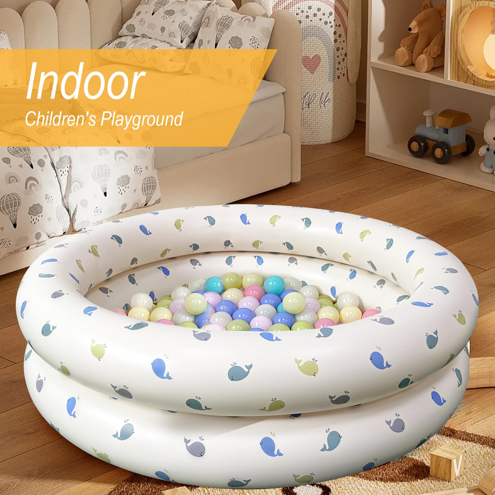 Snapklik.com : Baby Pool, Inflatable Kiddie Swimming Pool 35"x 11 ...