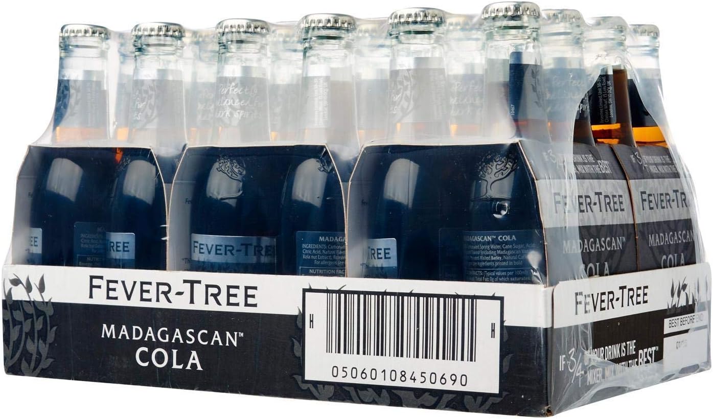 Fever Tree Madagascan Cola 200ml (Pack of 24) : Amazon.sg: Grocery