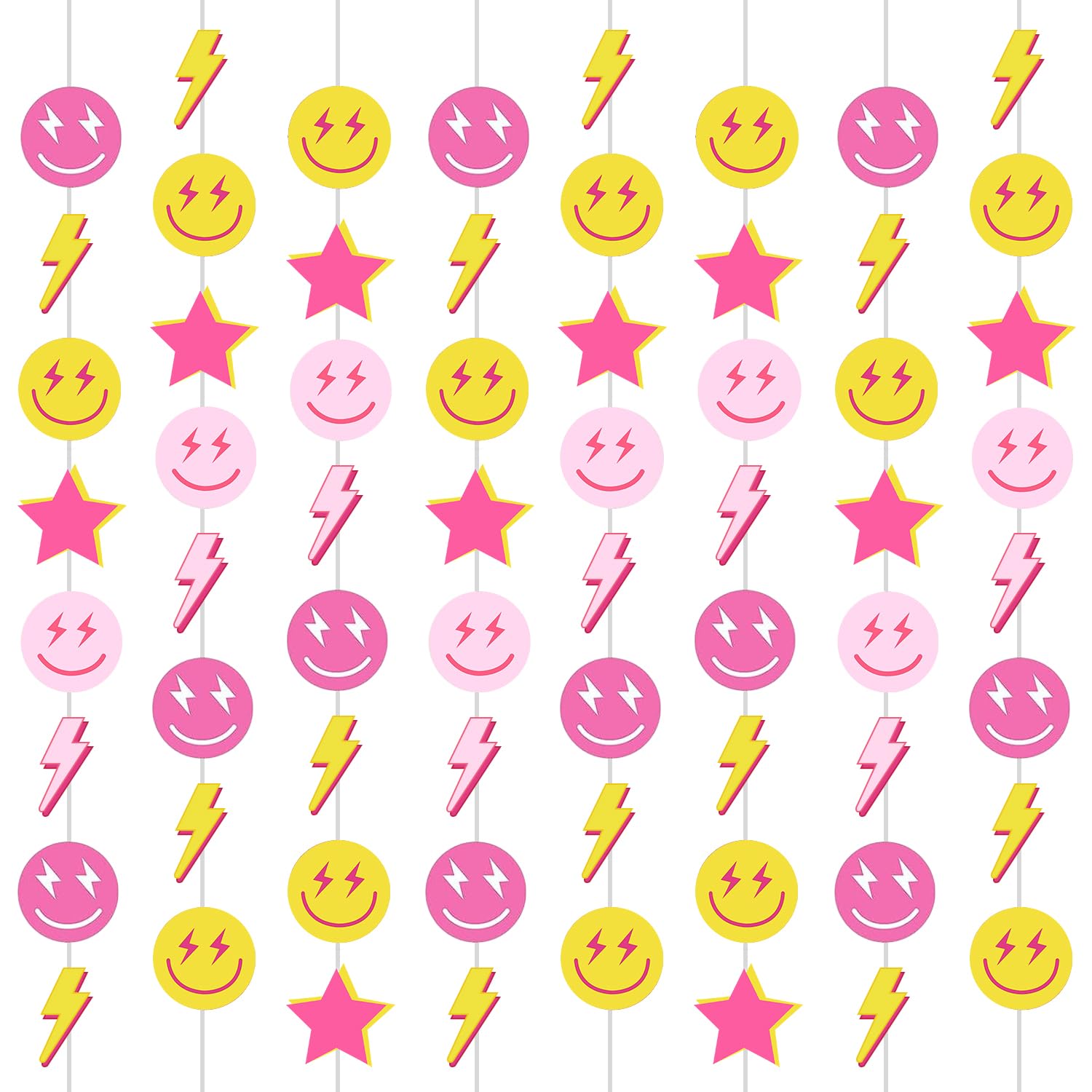 Amazon.com: 8PCS Preppy Party Decorations Preppy Room Decor Smiling ...