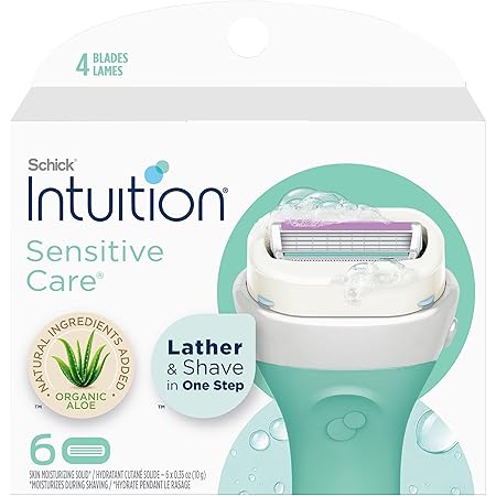Amazon.com: Schick Intuition Refill, Advanced Moisture Razors for Women ...