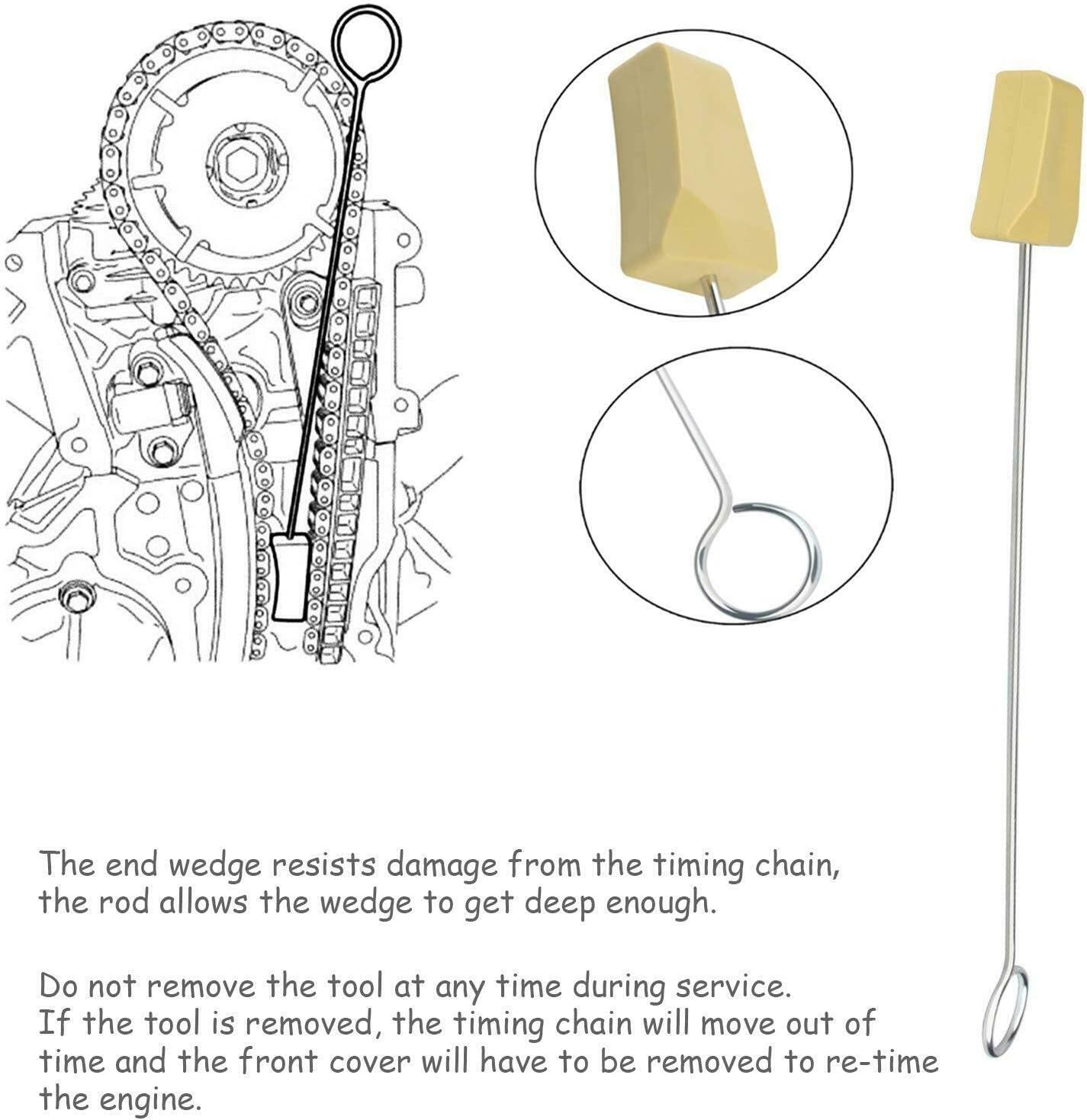 Amazon.com: Manicar Timing Chain Locking Wedge Tool Fits (Timing Chain ...