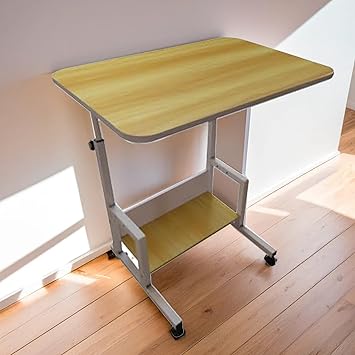 SAVYA HOME Manual Height Adjustable Study Table for Students| Writing ...