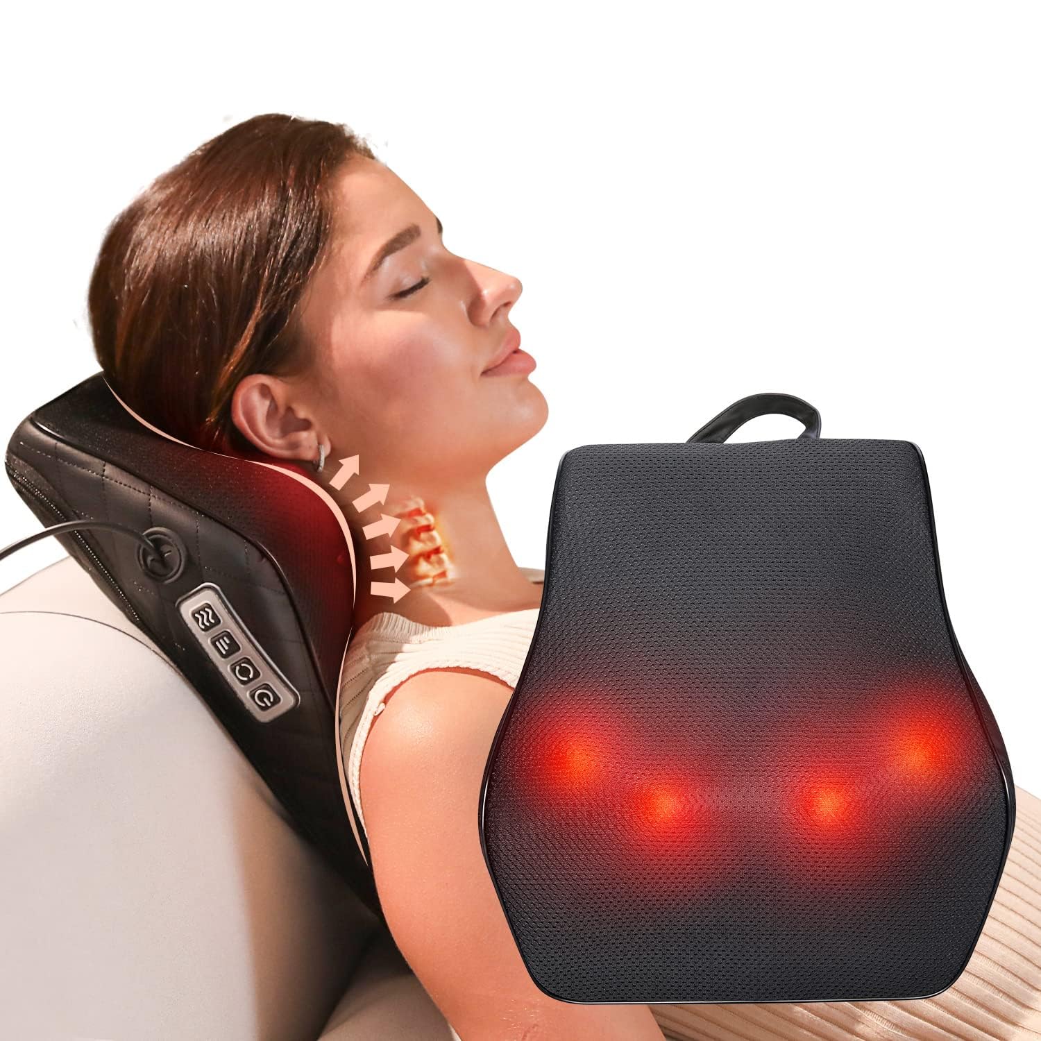 Amazon.com: Eazfy Pro Back Massager with Heat, 3D Deep Tissue Kneading ...