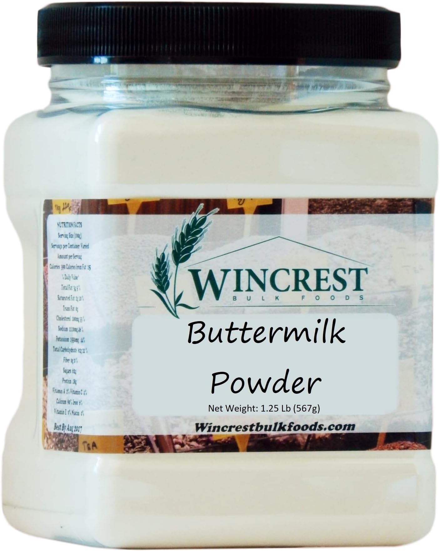 Amazon.com : Buttermilk Powder - 1.25 Lb Container (20 Oz) : Grocery ...