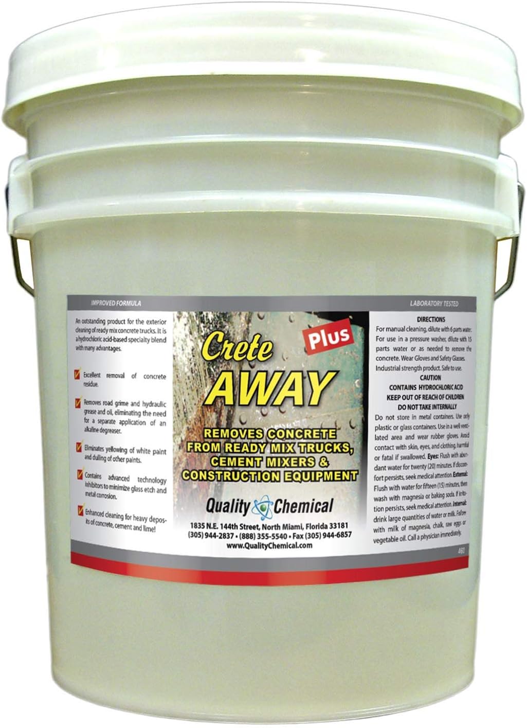 Amazon.com: Quality Chemical Crete Away Concrete Remover from trucks ...