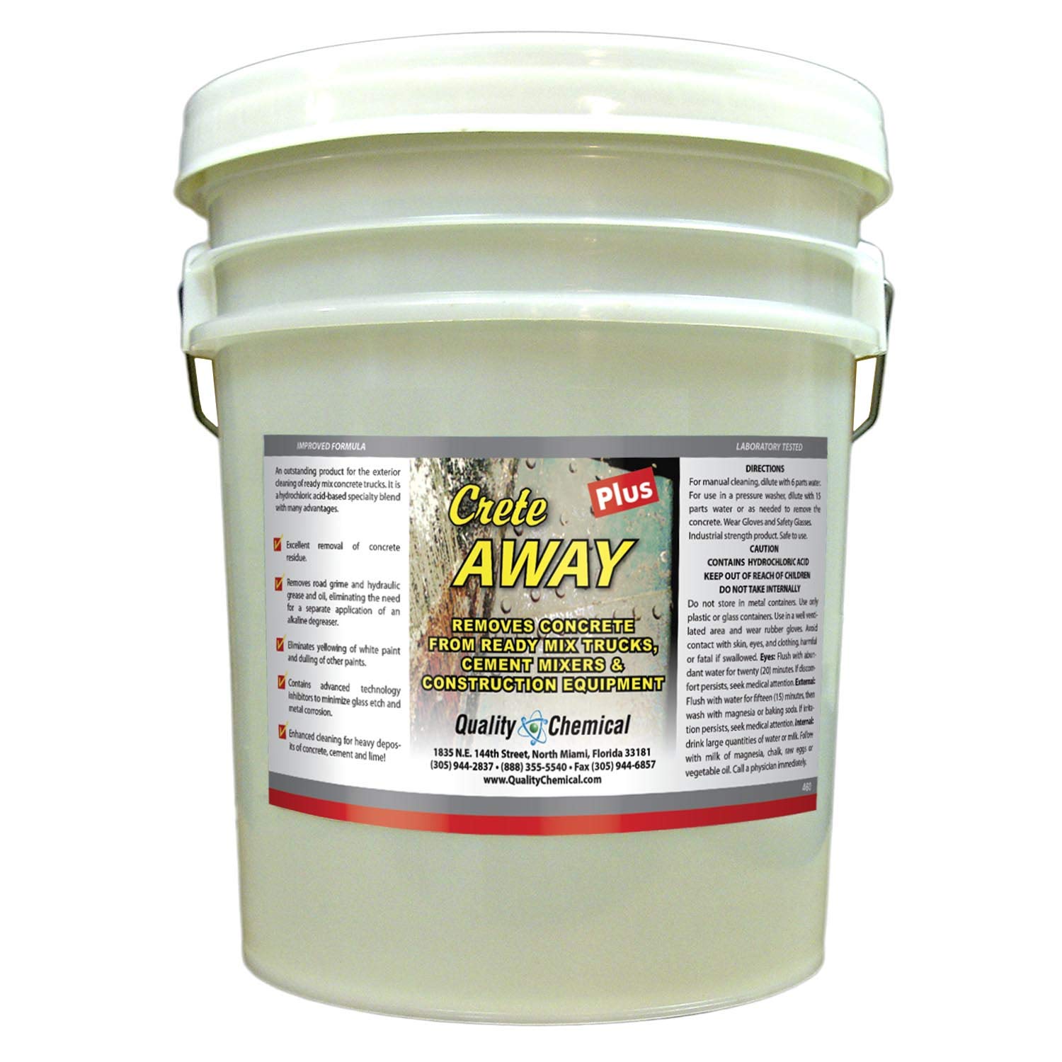Amazon.com: Quality Chemical Crete Away Concrete Remover from trucks ...