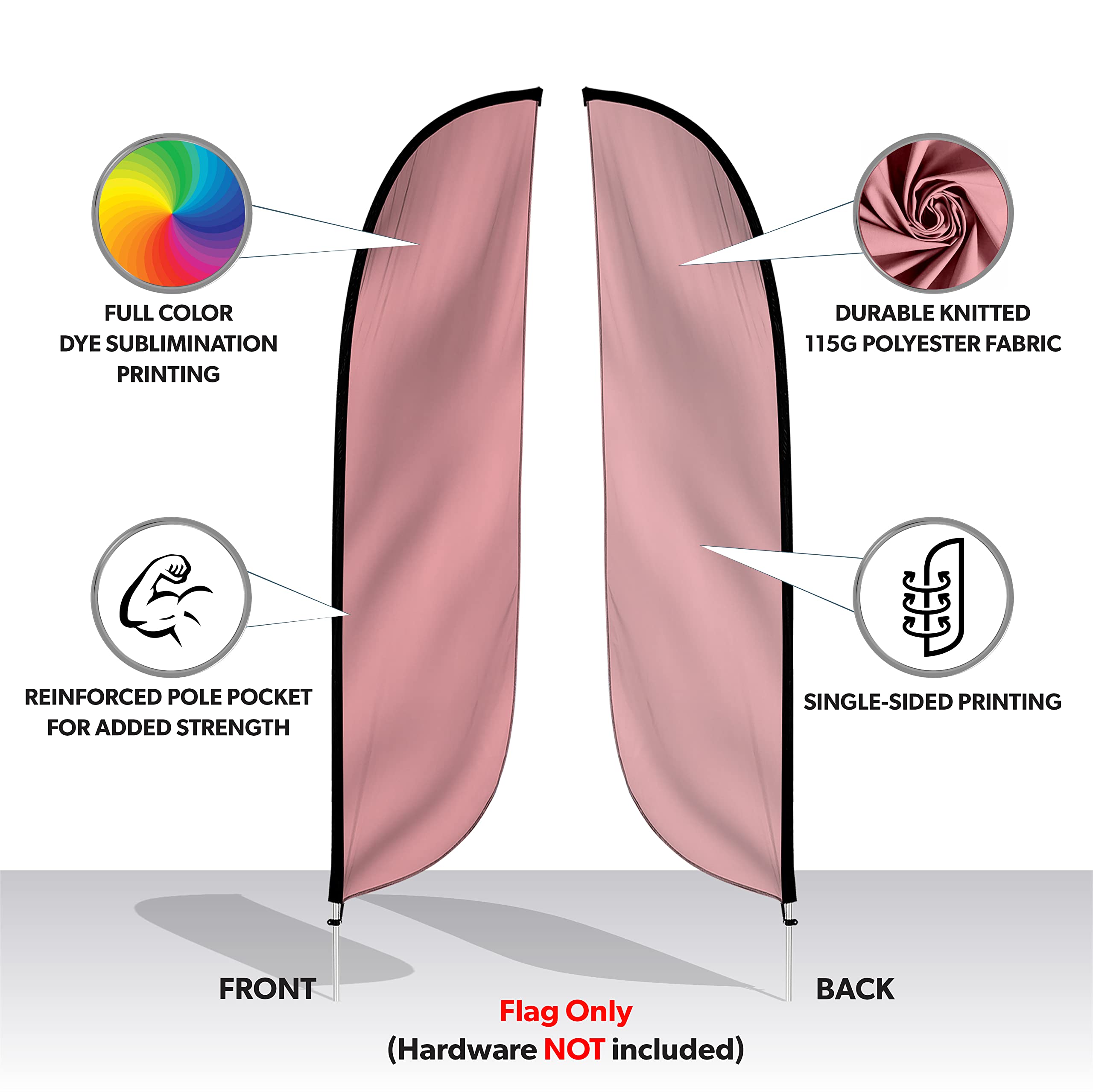 Snapklik.com : LookOurWay Feather Flag Banner - 12 Feet Tall ...