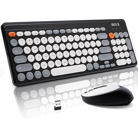 Amazon.com: Wireless Keyboard and Mouse Combo - Rii Standard Office PC ...