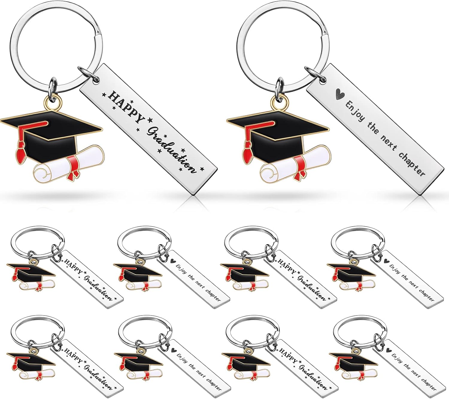 Amazon.com: Ecally 12 Pcs 2025 Graduation Gifts Keychain Class of 2025 ...