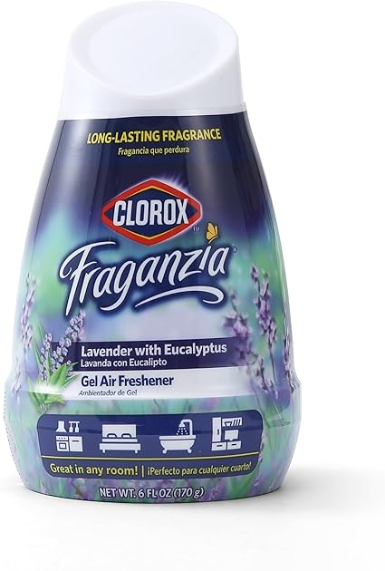 Amazon.com: Clorox Fraganzia Gel Air Freshener Cone in Lavender with ...