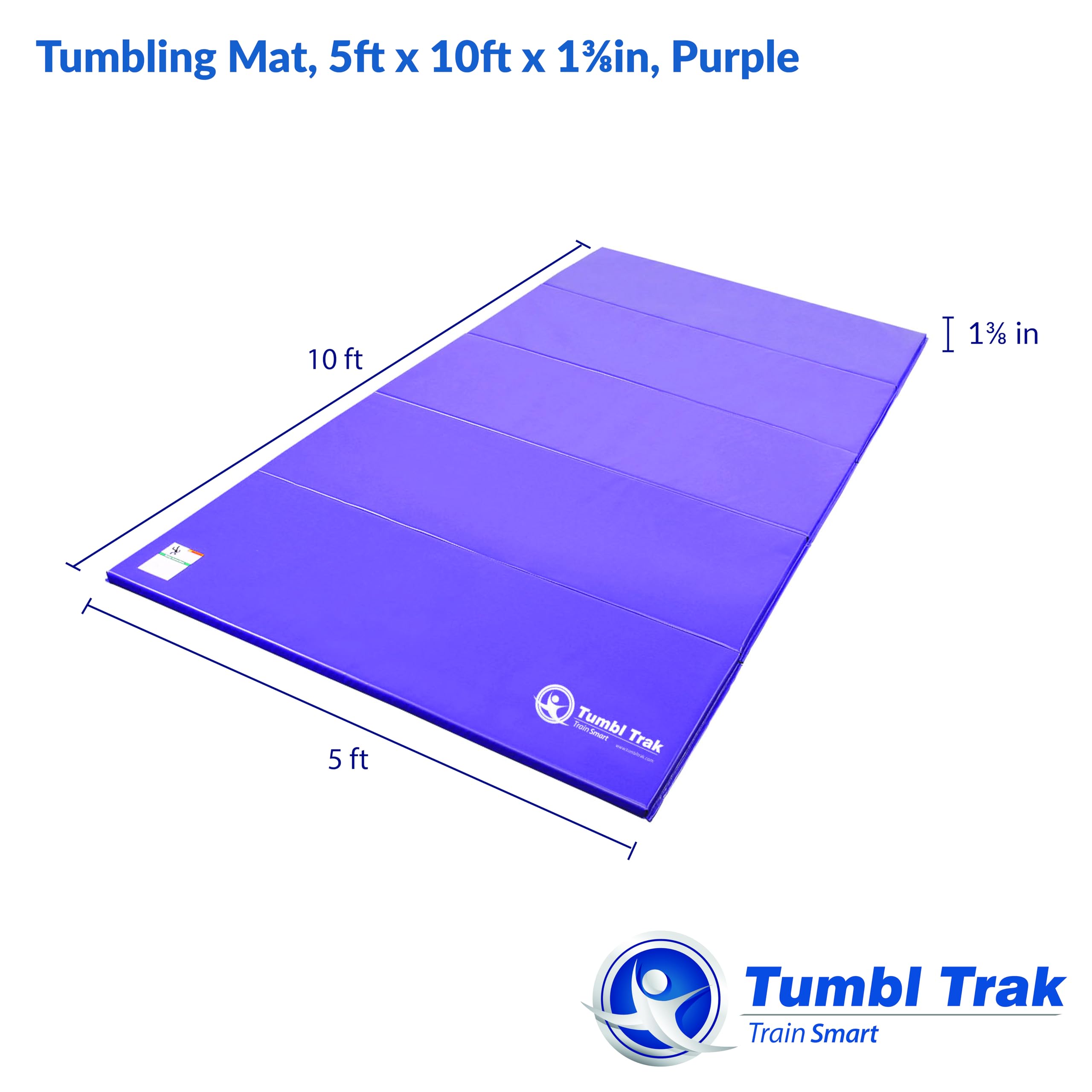 Snapklik.com : Tumbl Trak Folding Tumbling Panel Mat For Gymnastics