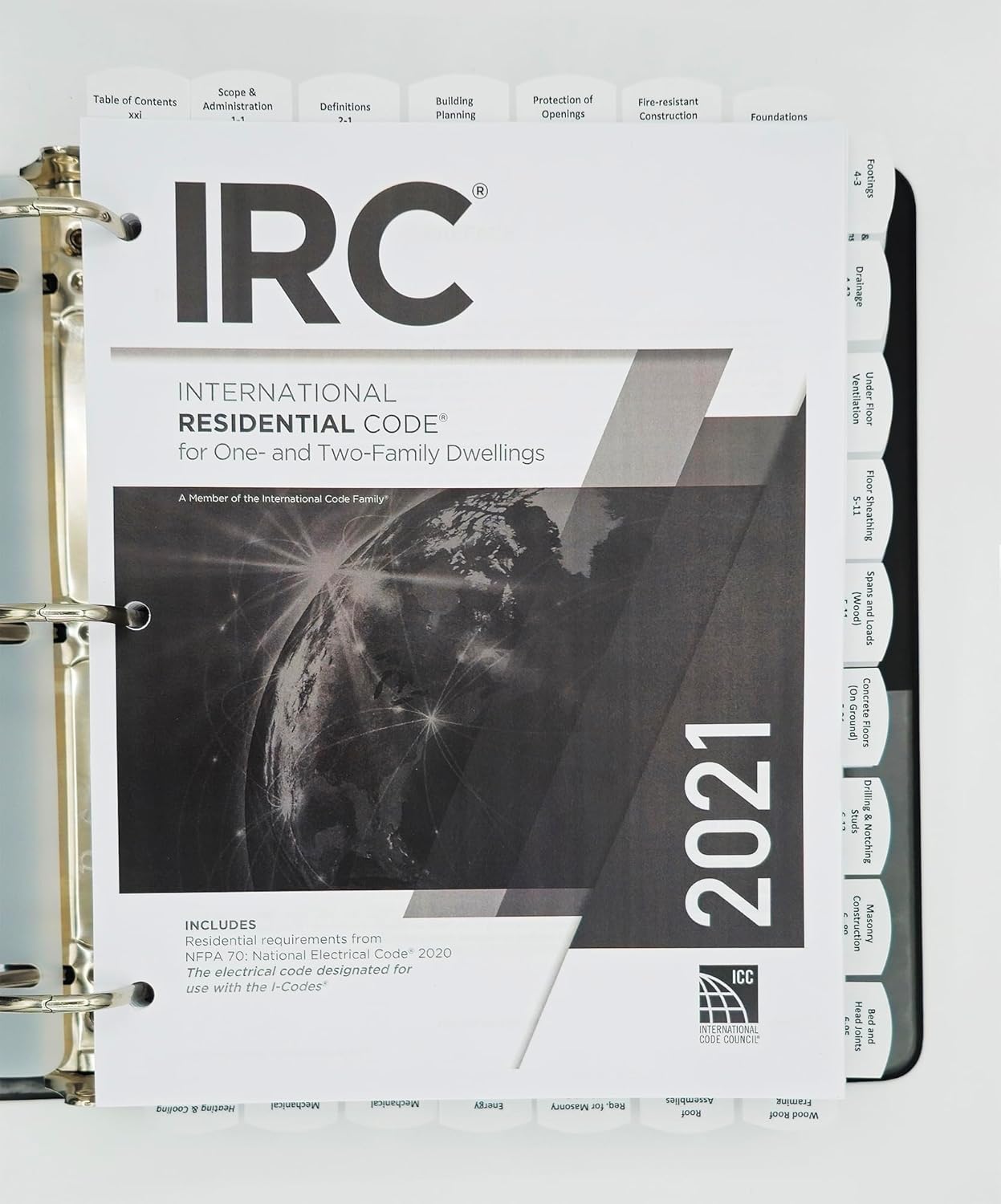 Highlighted and Tabbed - 2021 International Residential Code - from ...