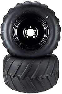 Amazon.com : MowerPartsGroup (2) Aggressive Tire Assemblies 24x12.00-12 Fits Bad Boy Outlaw 54 ...