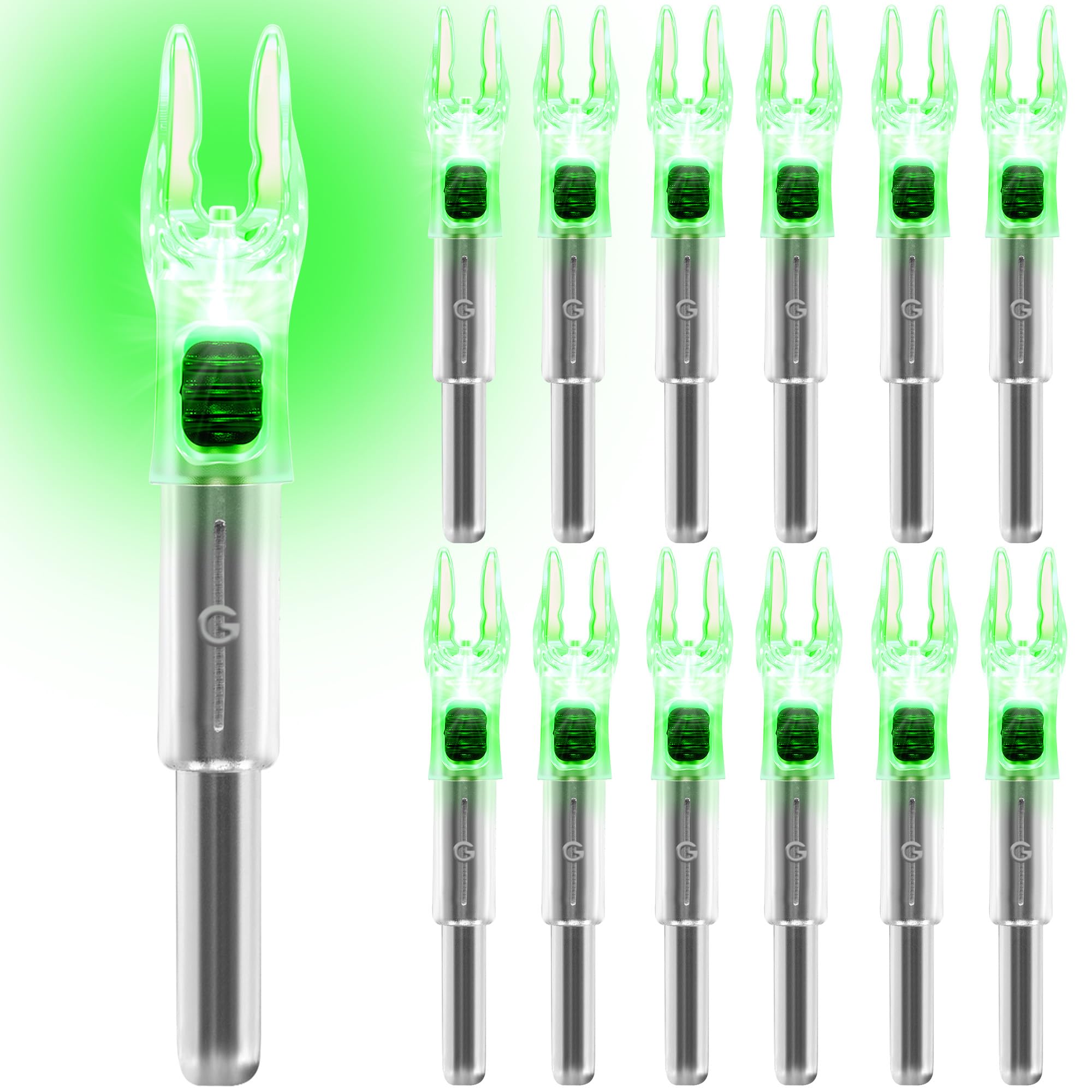 Snapklik.com : KEAUP 6/12 Pack G Lighted Nocks For Arrows