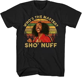 The Last Dragon Vintage T Shirt Sho Nuff Quote Who S The Master