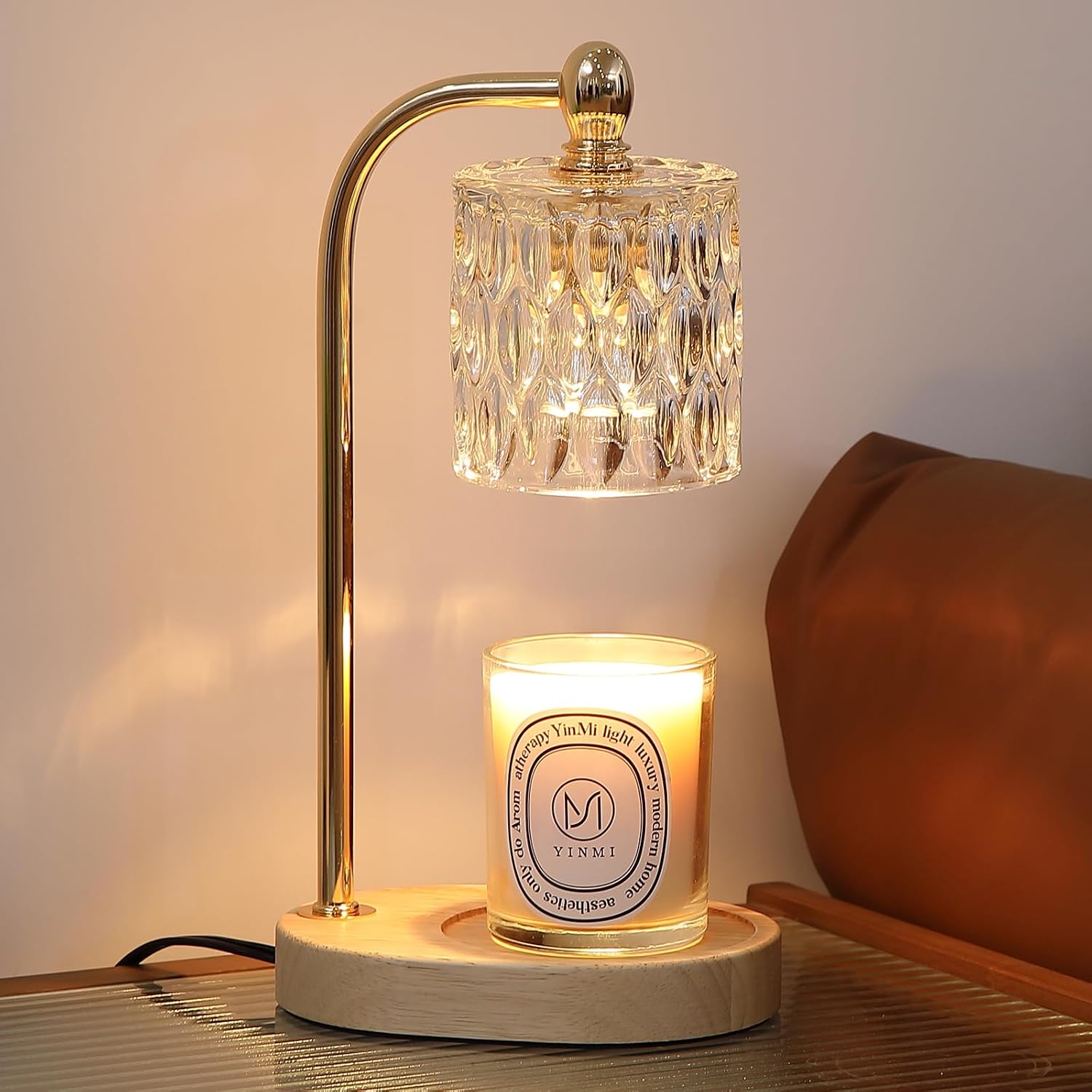 Amazon.com: MEIXISUE Candle Warmer Lamp,Electric Drum Wax Melter Lamp ...