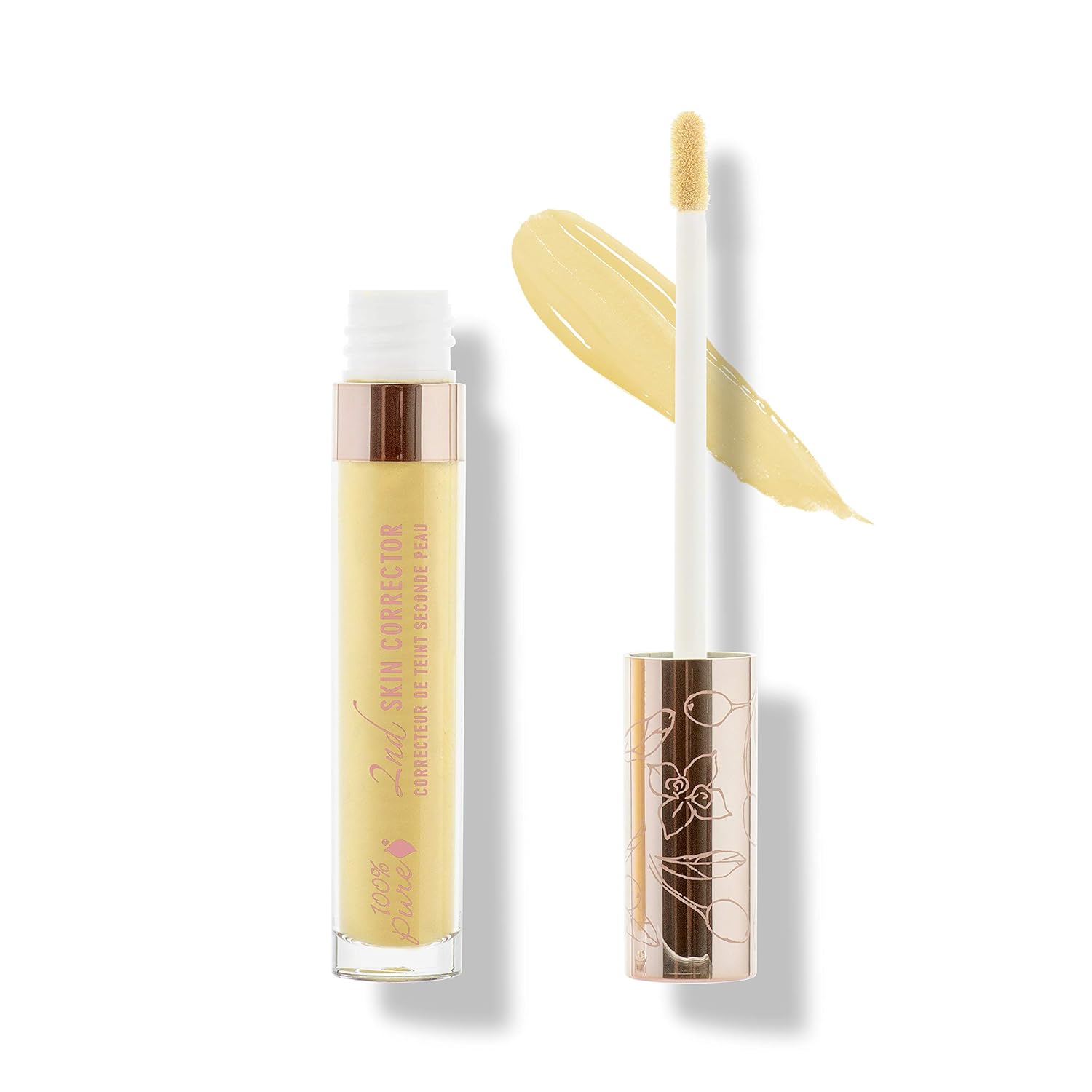 Amazon.com : 100% PURE 2nd Skin Corrector, Yellow, Liquid Color ...