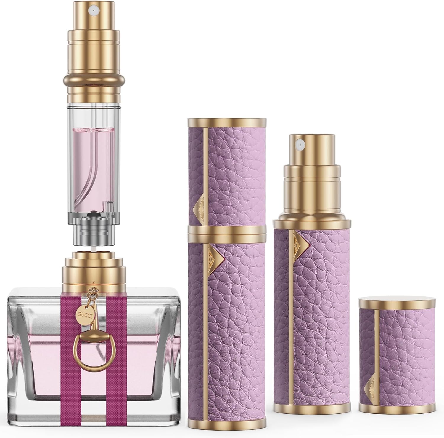 Amazon.com: kuangre Travel Refillable Perfume Bottle, Leak-proof 5ml ...