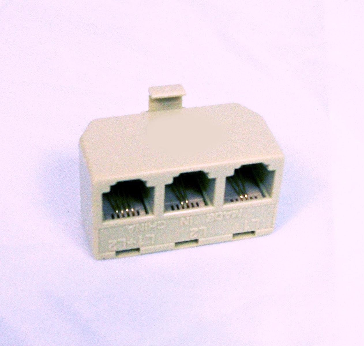 Amazon.com: AT&T Triplex Adapter (Ivory) : Electronics