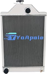Amazon.com: YoApoio 4 Row Aluminum Tractor Radiator for Massey Ferguson ...
