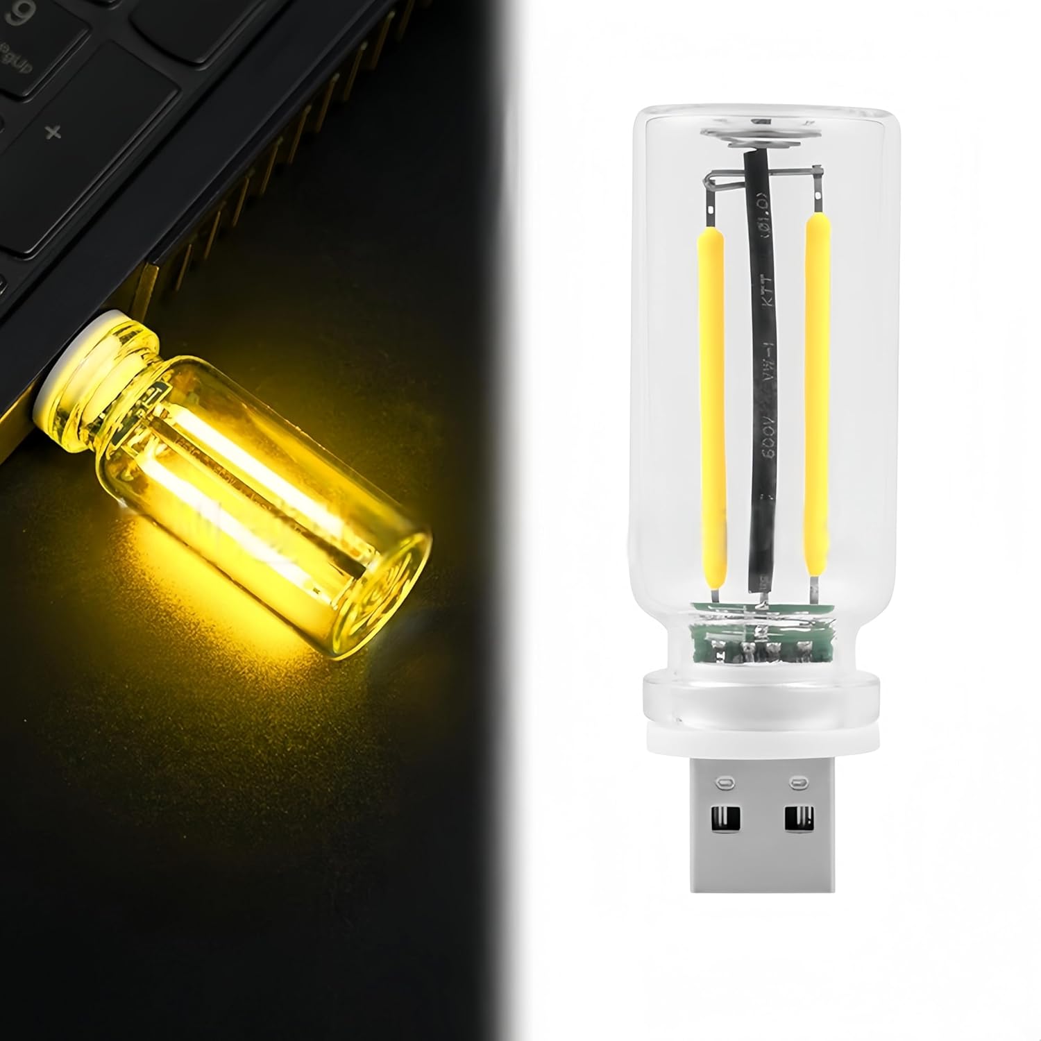 Amazon.com: USB LED Car Interior Atmosphere Lamp, Plug-in USB Decor ...