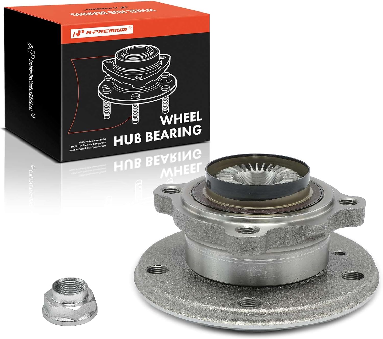 Amazon.com: A-Premium Front Wheel Bearing and Hub Assembly Compatible ...