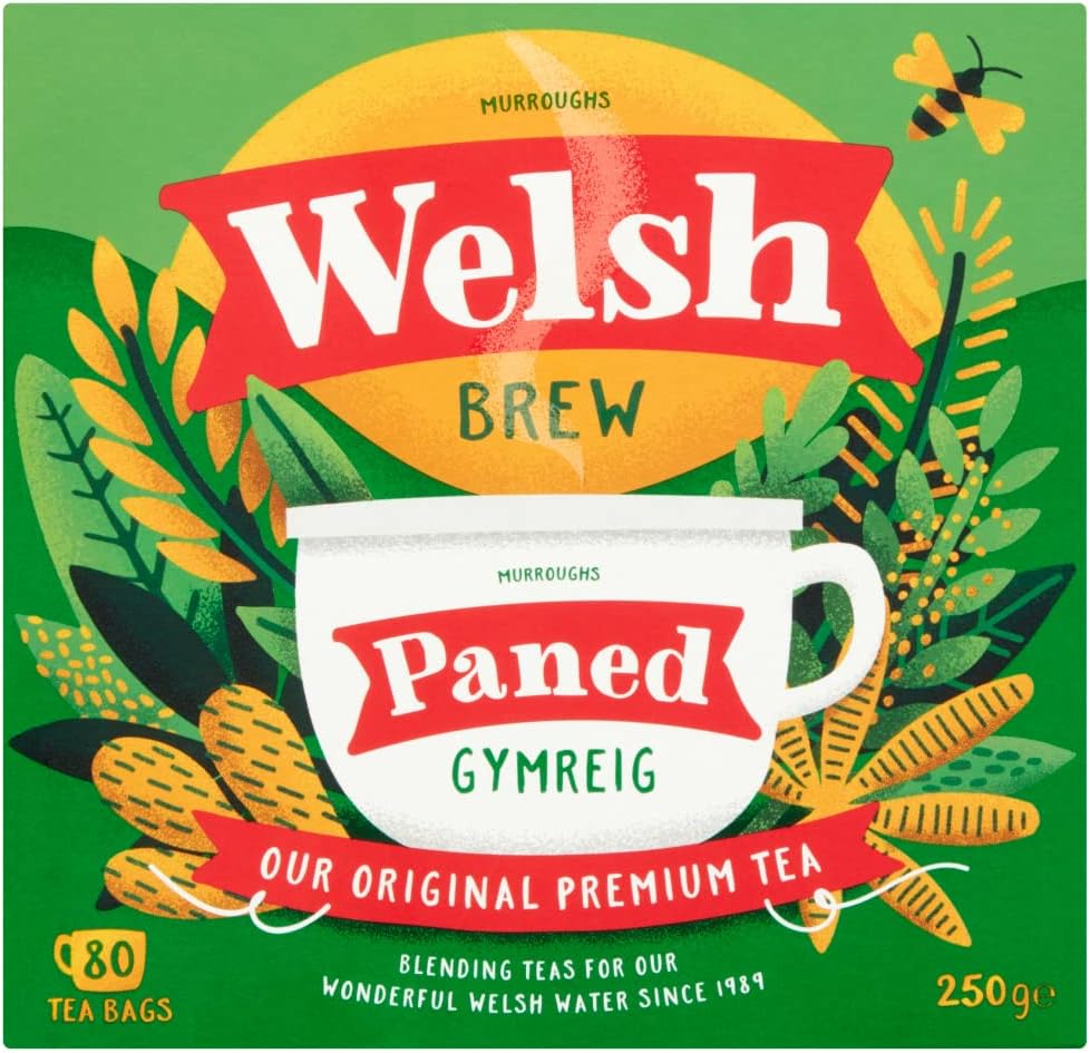 Murroughs Welsh Brew Paned Gymreig, 80 x 3.125g : Amazon.co.uk: Grocery