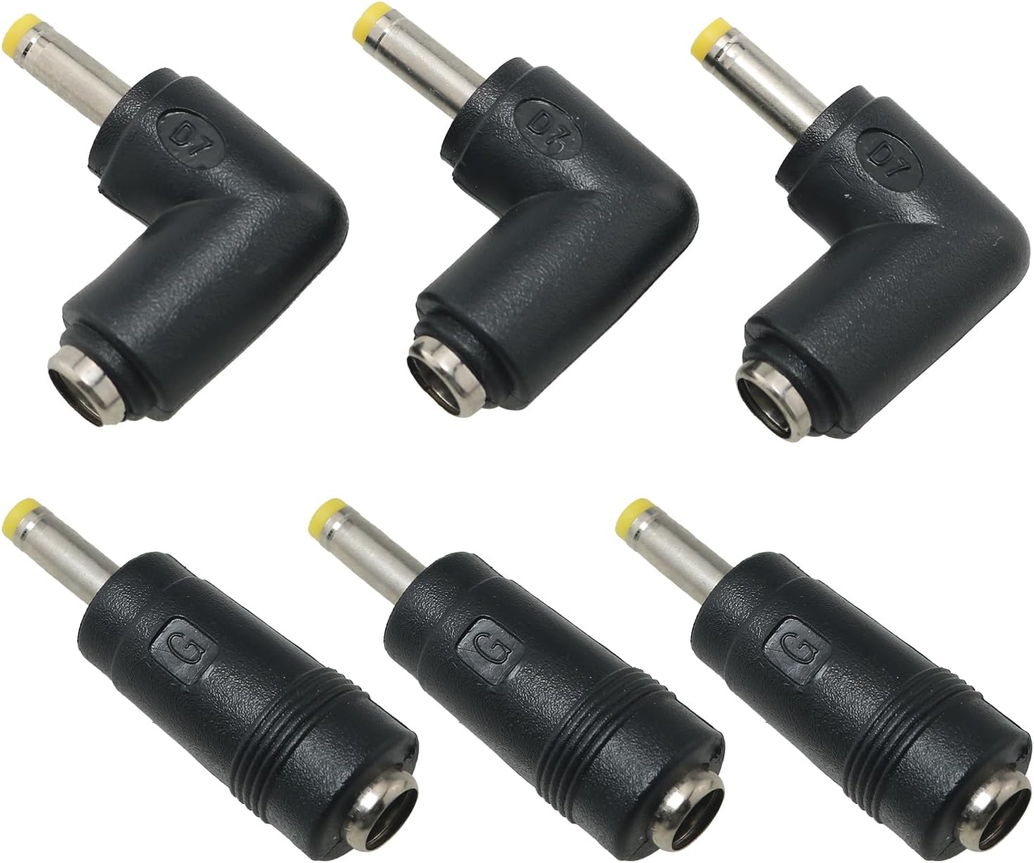Amazon.com: FMHXG 6PCS DC5.5x2.1 Female to 1.7mm Male Power Adapter DC ...