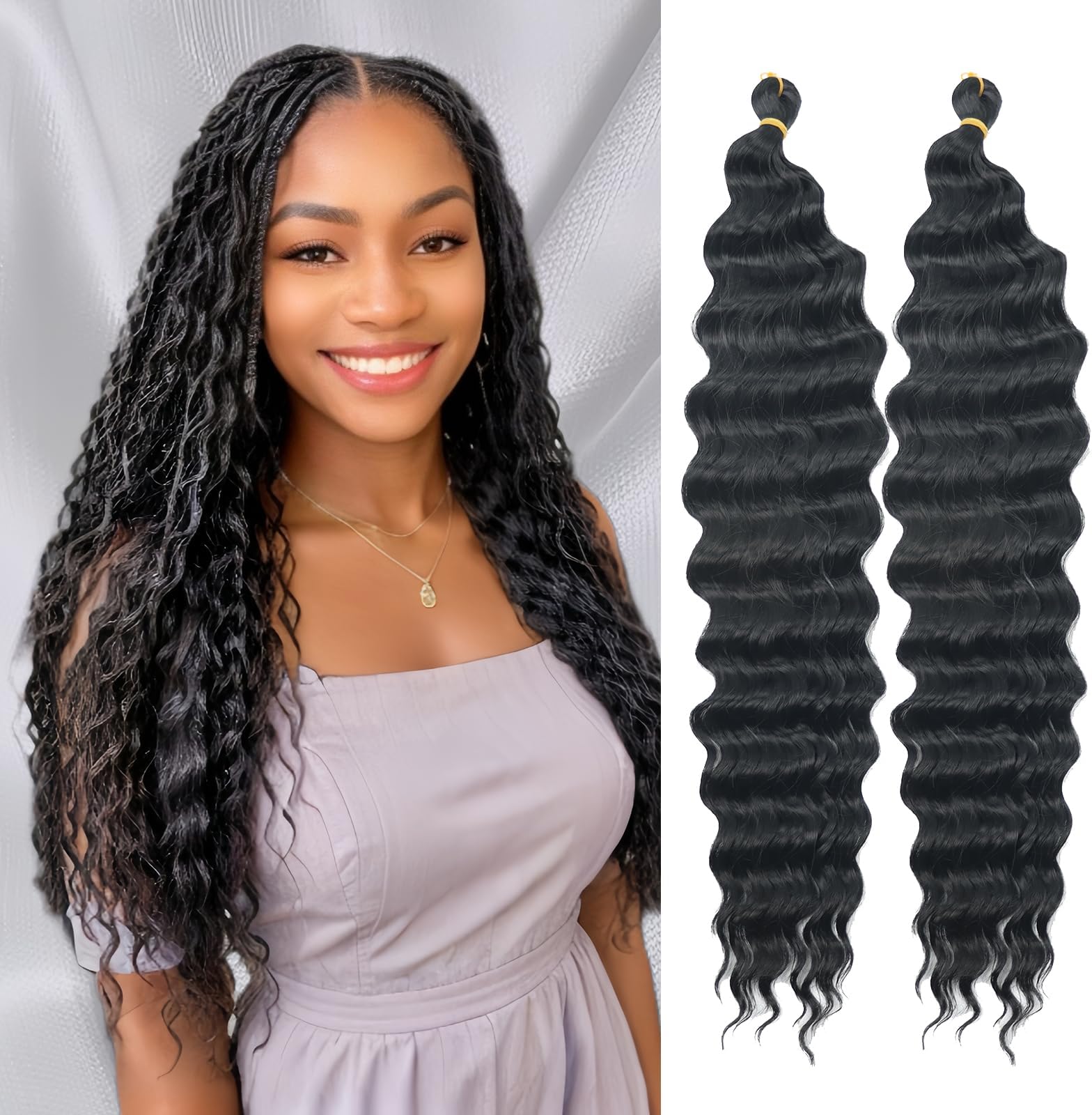 Amazon.com : Human Hair Braids Milky Way Que Water Bulk (18 Inch Pack ...