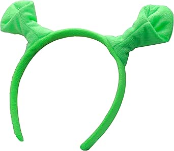 Amazon.com: Union Power Shrek Headband Dressing Up Ears Green Hair Band ...