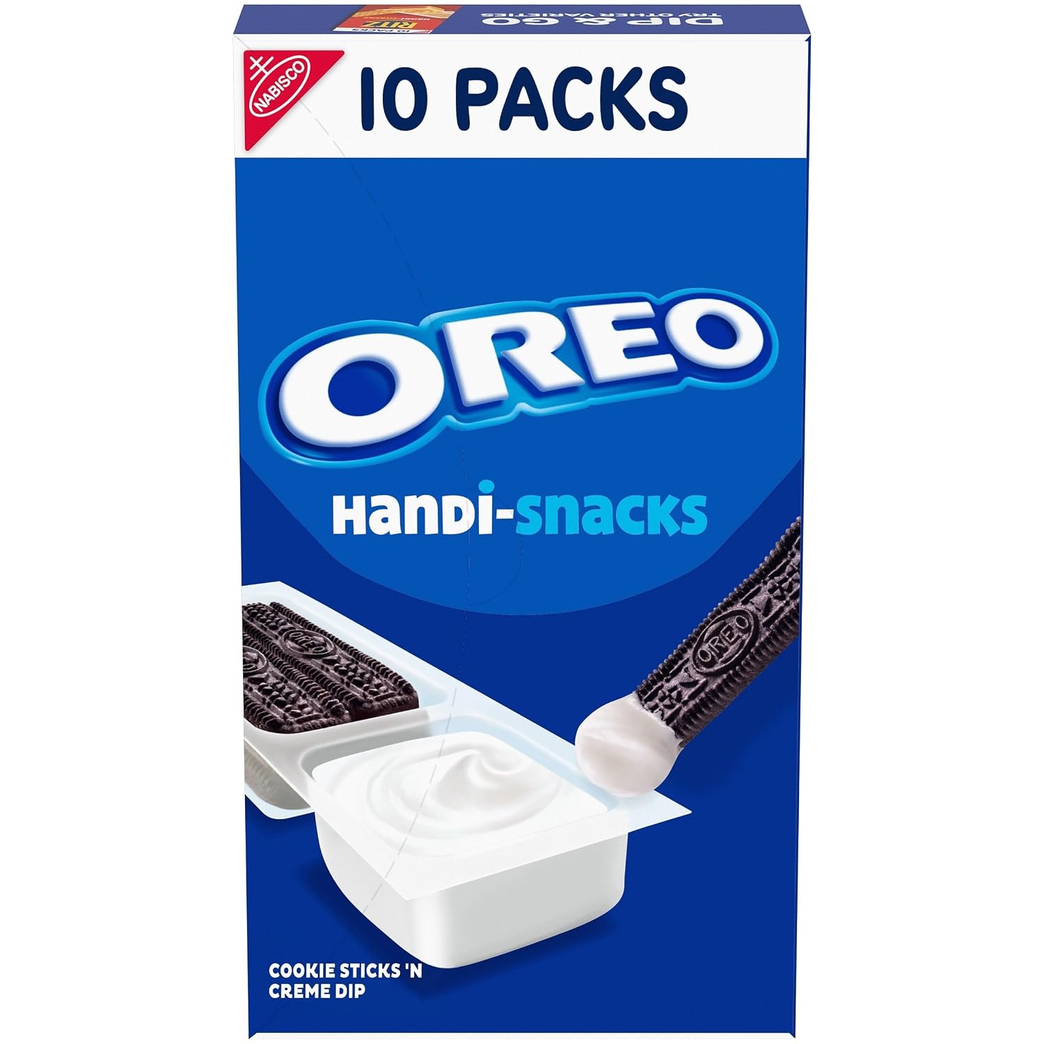Amazon.com : Handi-Snacks OREO Cookie Sticks 'N Creme Dip Snack Packs ...