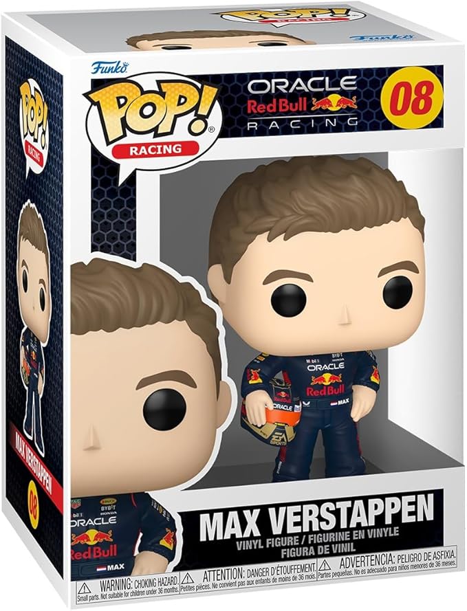 Funko POP! Racing: Racing - Max Verstappen Met Helm - Red Bull Racing ...