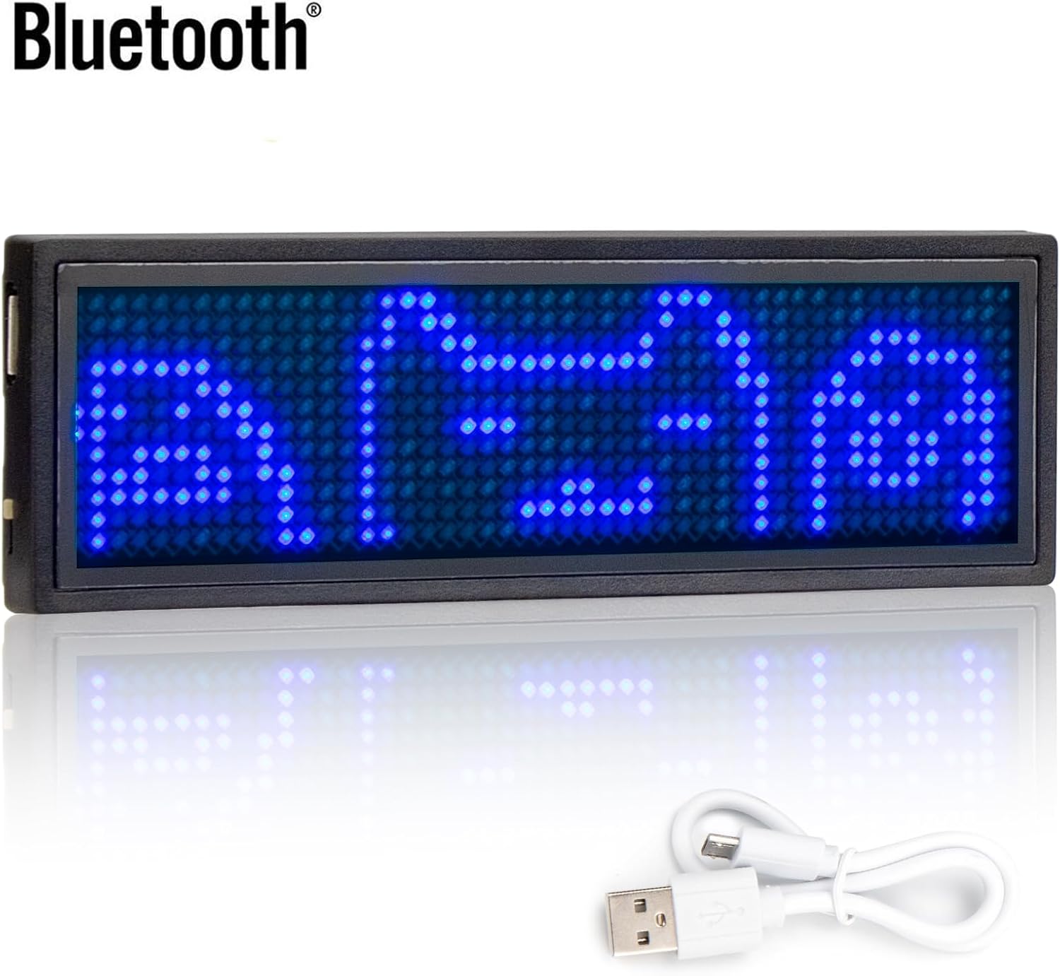 Bluetooth Led Name Tag, Wireless Rechargeable LED Nepal | Ubuy