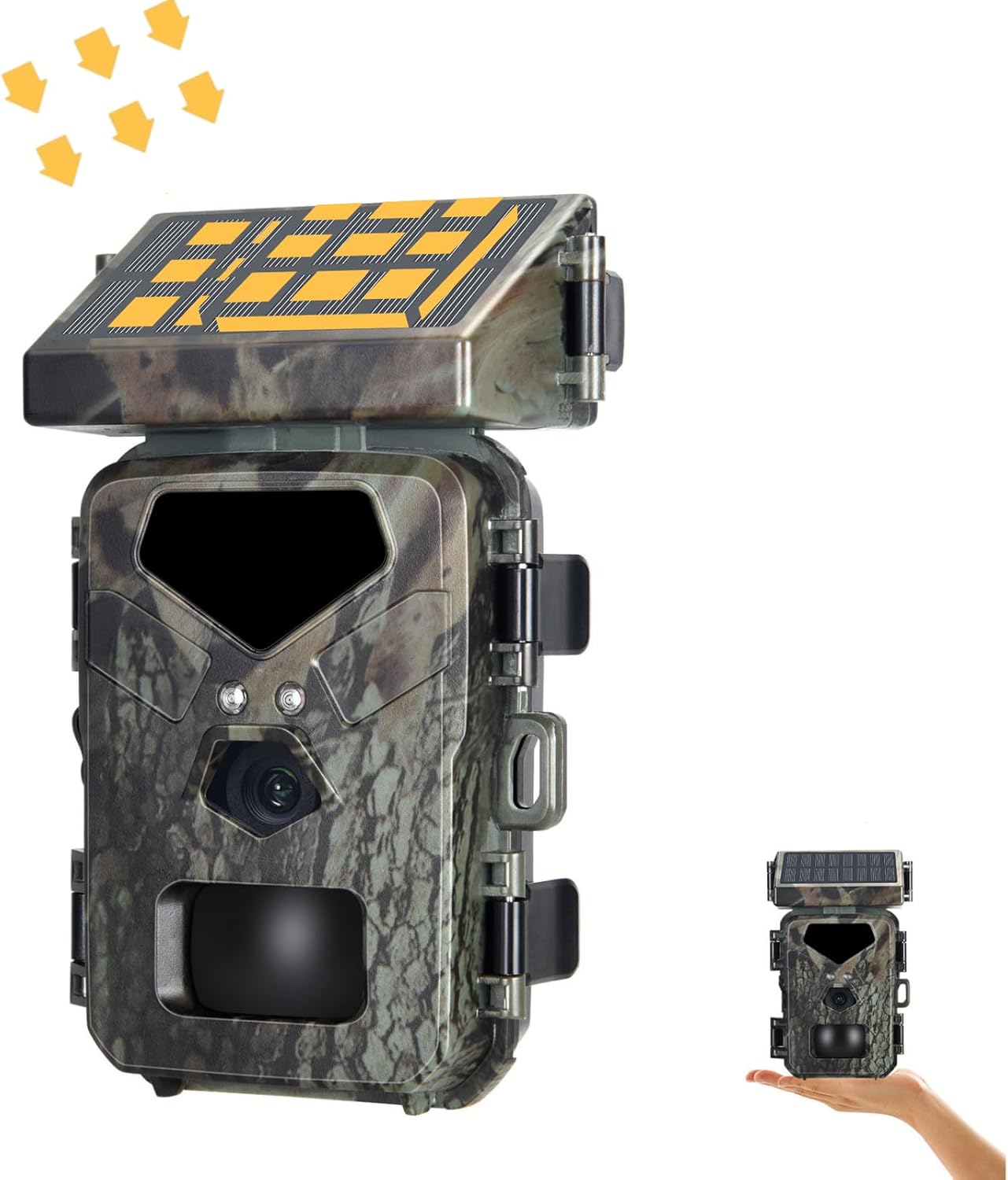 Amazon.com: Trail Camera, 1080P 30fps 20MP Solar Trail Camera, Trail ...