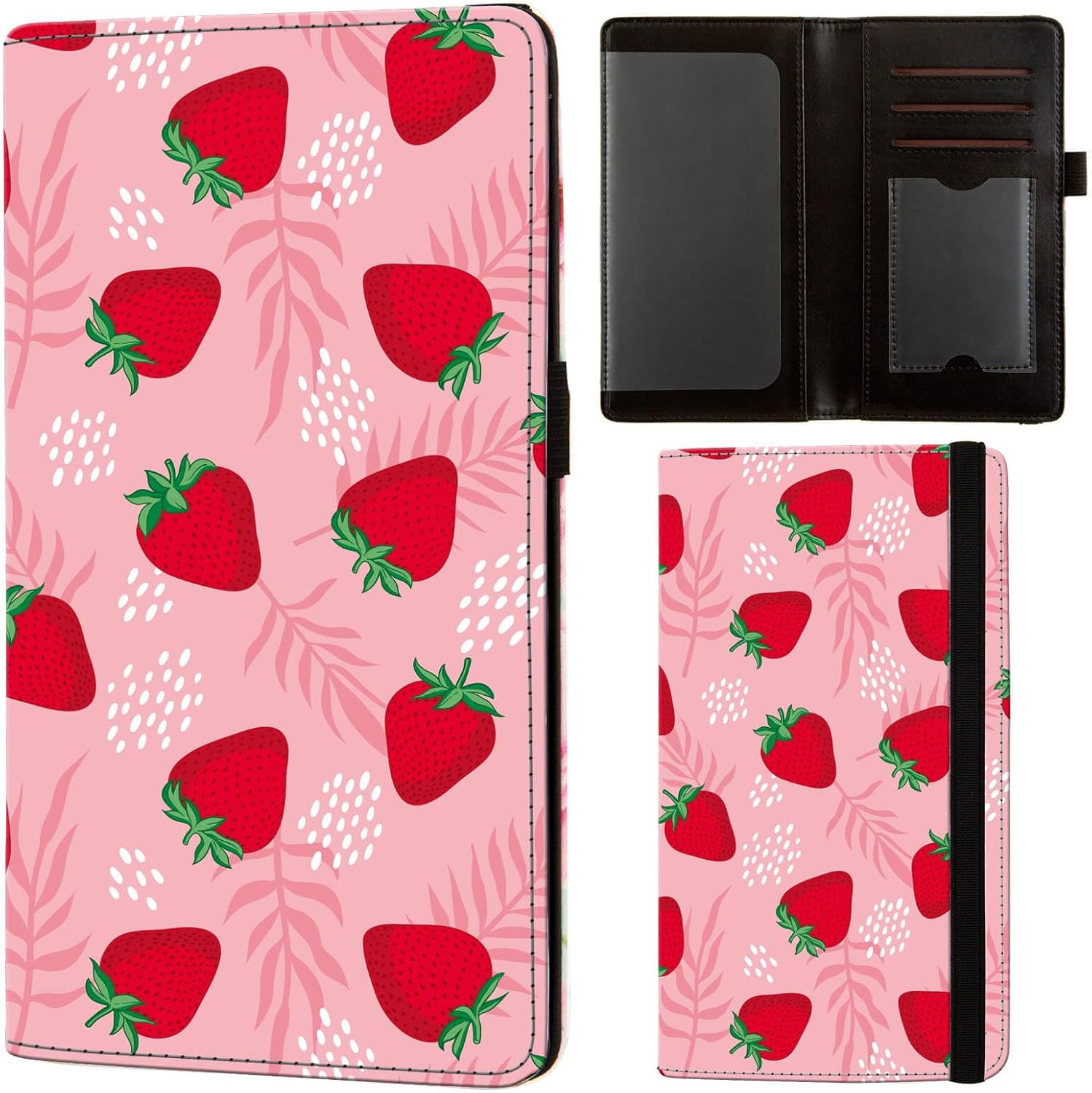 Amazon.com: AIRMORS Leather Checkbook Cover for Women Checkbook Holder ...