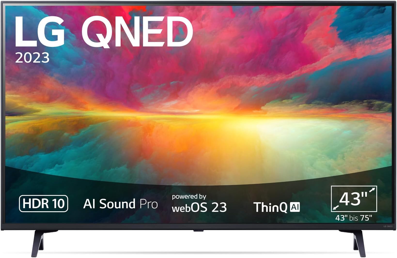 Samsung QLED 4K Q60T 108 cm (43 Zoll) (Quantum Dot, Dual LED, Quantum ...