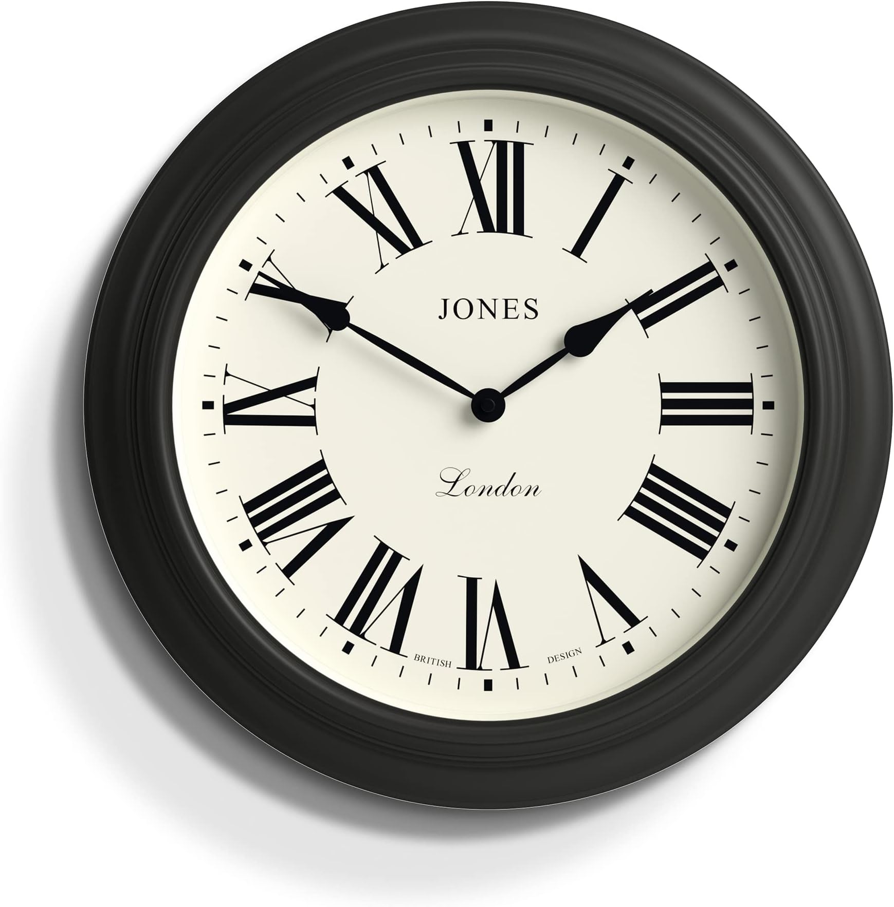 Towcester Clock Works Co. Traditional Quartz Wall Clock with Large ...