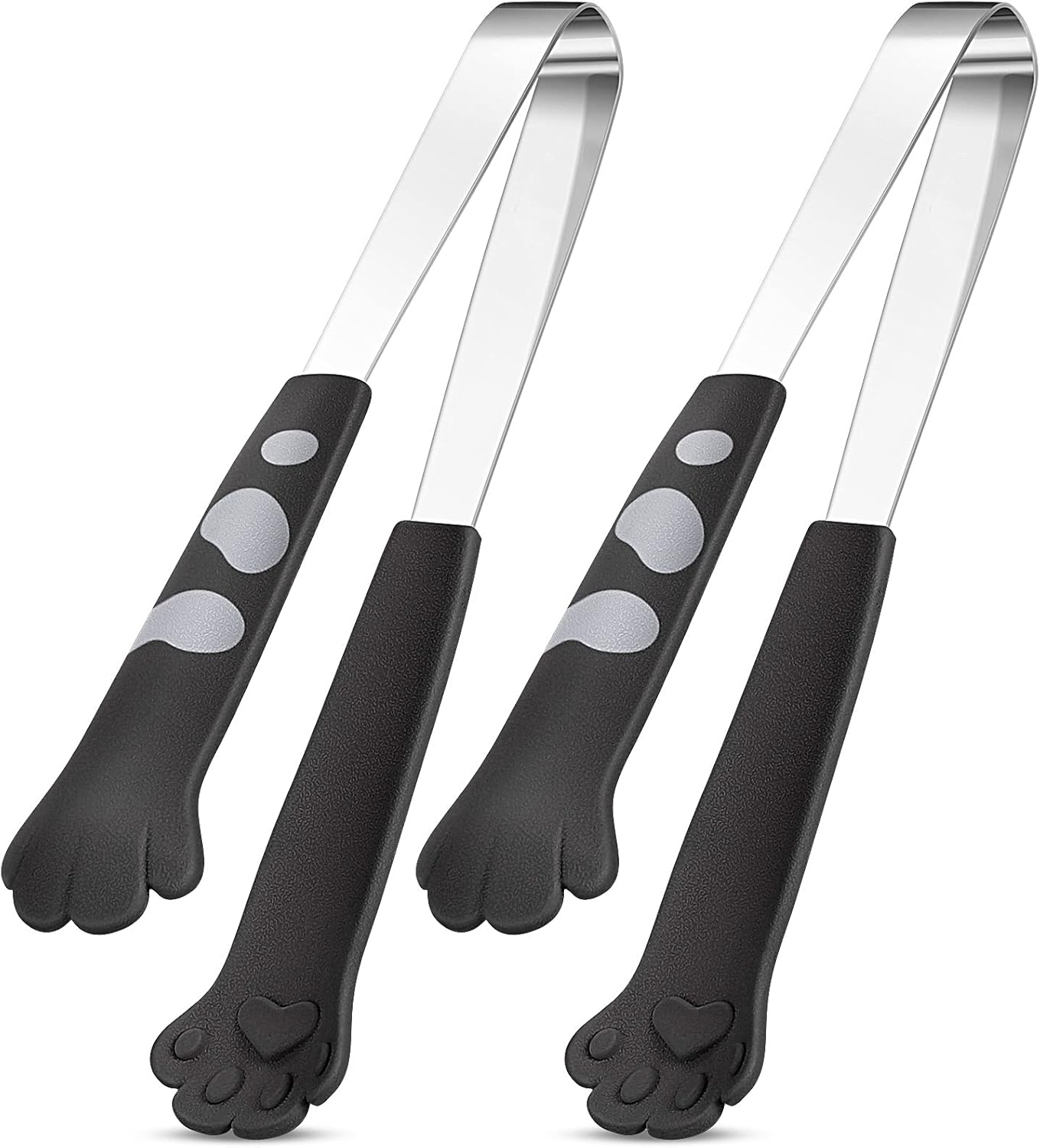 Amazon.com: Patelai 2 Pieces Cat Paw Tongs 7 Inch Stainless Steel Tiny ...