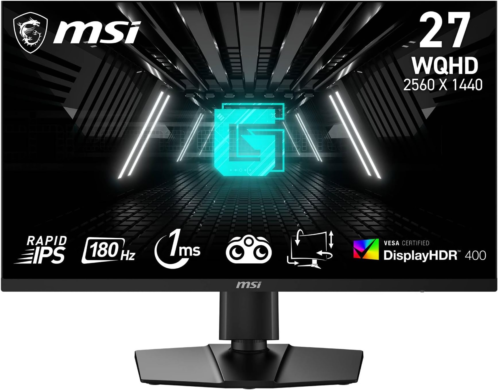MSI MAG 274UPF E2 27 Inch 4K UHD Gaming Monitor - 3840x2160 Rapid IPS Panel, 160 Hz/0.5ms (GtG ...
