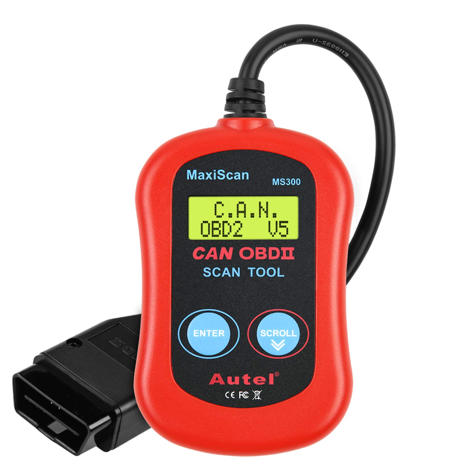 Autel MaxiScan MS300 OBD2 Scanner Professional Enhanced OBDII ...