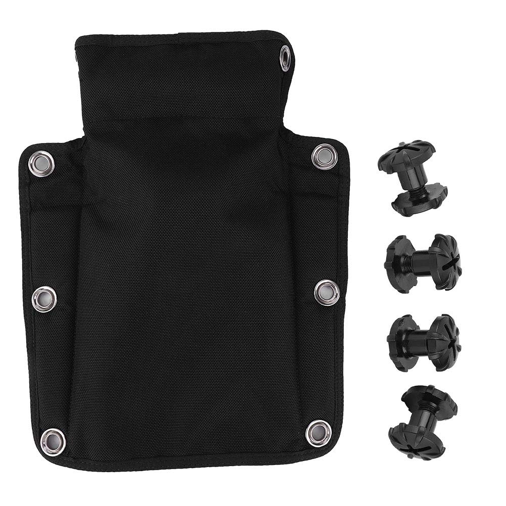 Amazon.com : Glomora Dive Backplate,Black Nylon Heavy Duty Technical ...