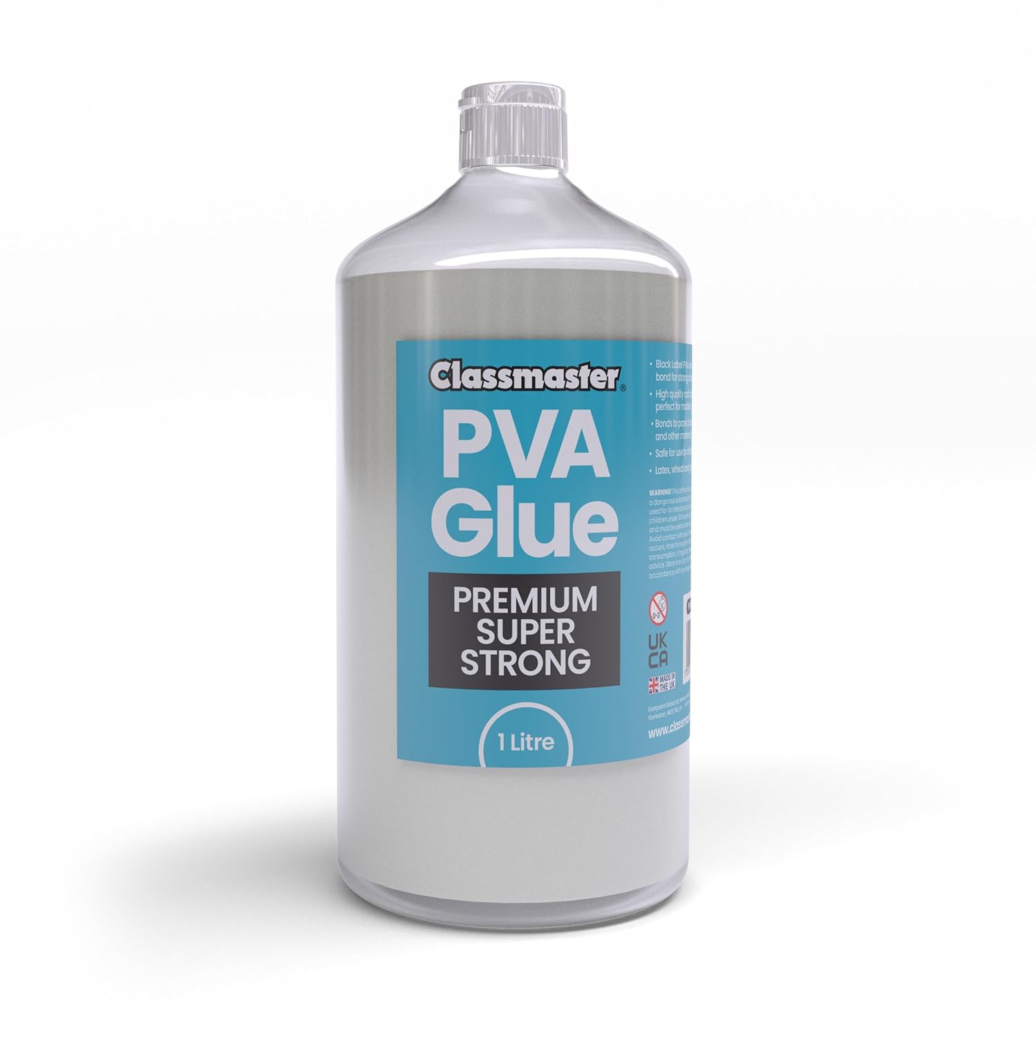 Classmaster PVA Glue - 1 Litre - Premium Strong Adhesive : Amazon.co.uk ...