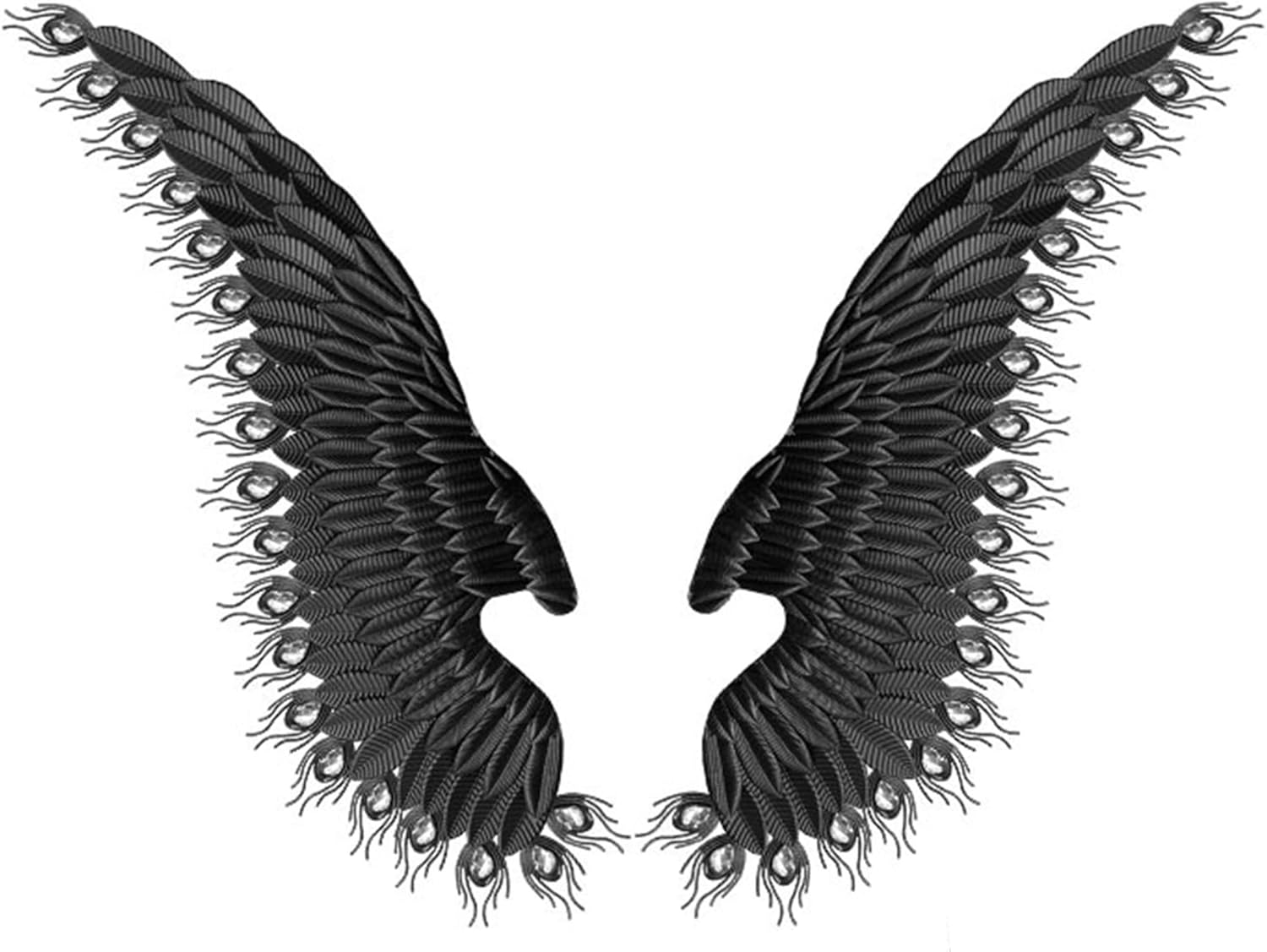 Amazon.com: Lighted Angel Wing Wall Decor, 3D Metal Wall Art Wings ...