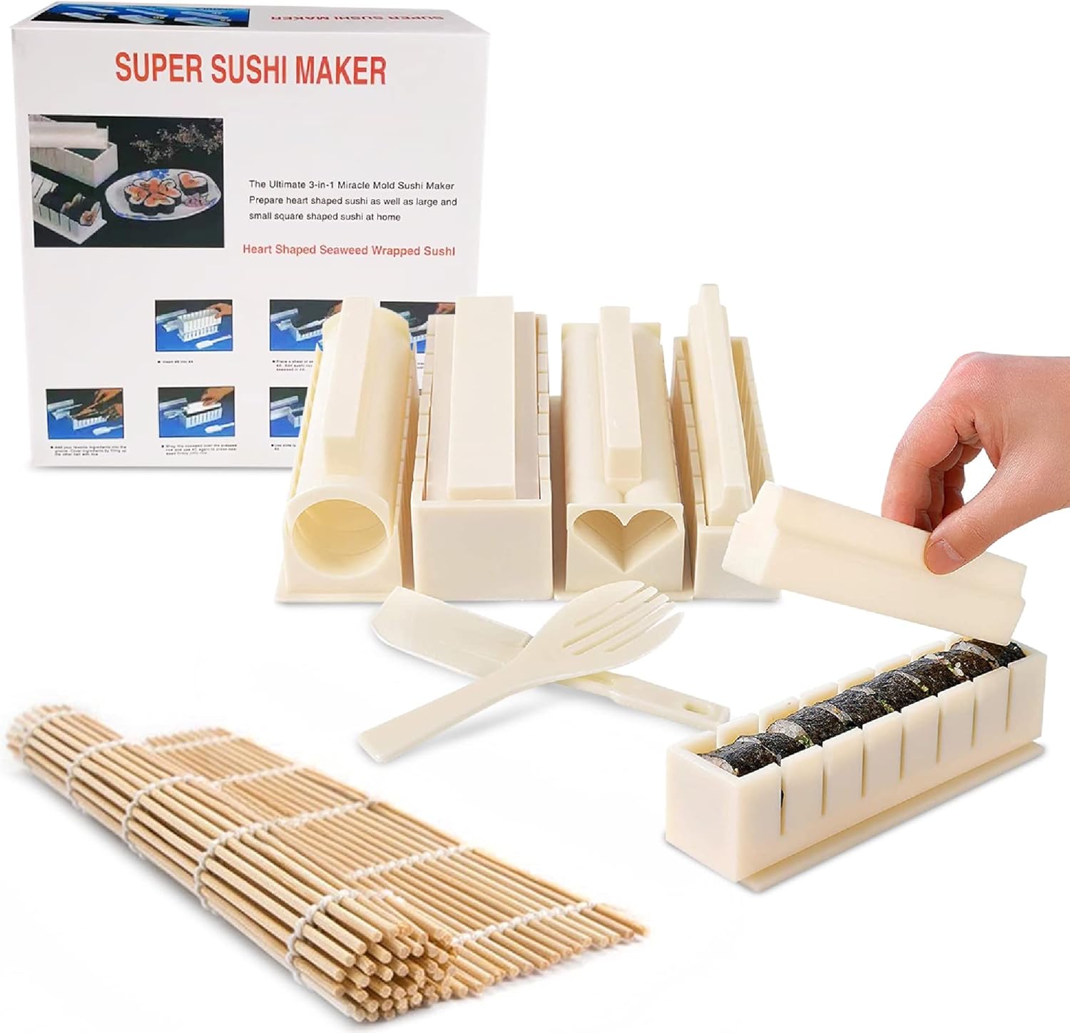 Amazon.com | Sushi Maker Set, Complete Sushi Making Kit for Beginners ...