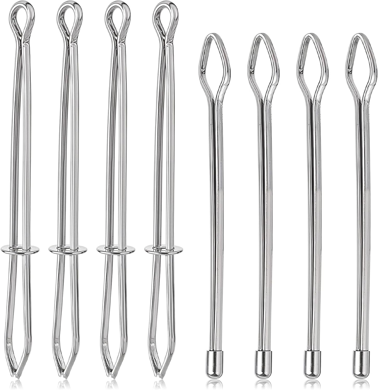 Amazon.com: 8 PCS Drawstring Threader Tool, 2 Designs Rope Threader ...